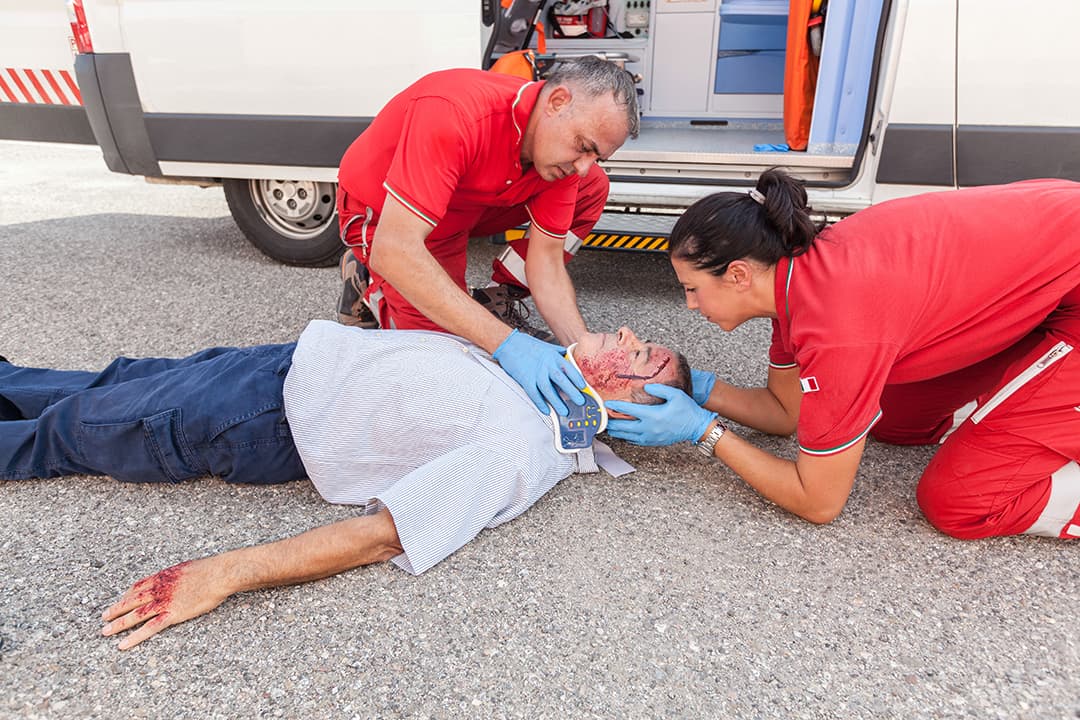 Fliegen mit Polytrauma